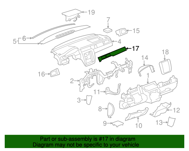 2007-2014 GM OEM NEW 07-14 GM Chevrolet GMC Tahoe Instrument Panel ...