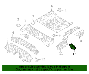 2018-2019 Nissan Kicks Support Brace 748L4-5RL0A | Boro Nissan Parts