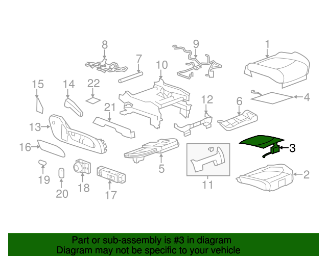 2013-2017 GM Occupant Module 23432454 GM | GMPartsDirect.com