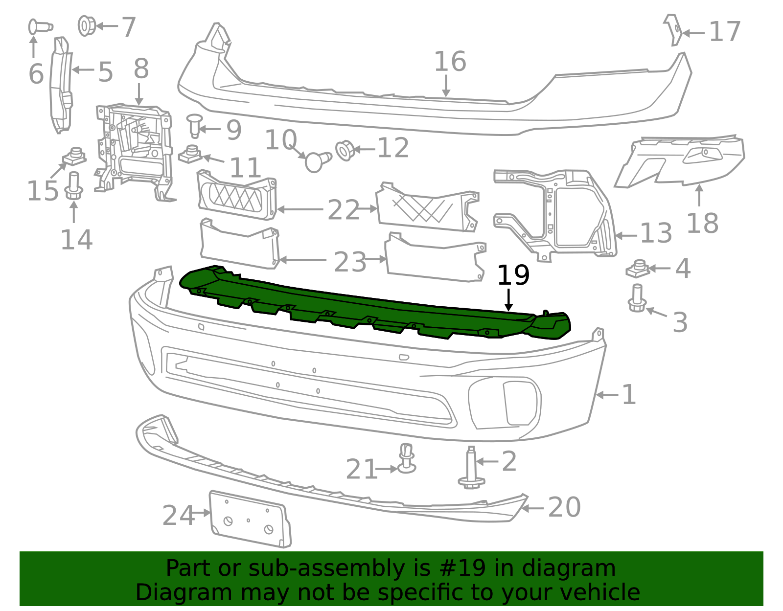 2013-2024 Ram Reinforce 68104942AD | Mopar Parts Canada