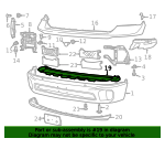 Front Bumper Reinforcement 68104942AD | Mopar Estores