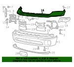 2013-2022 Ram Fascia 68197697AA | TascaParts.com