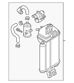 2018-2021 Volkswagen Vapor Canister 3QF-201-797-A | VW Direct Auto Parts