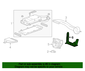 2011-2016 GM Drive Motor Generator Battery Bracket 22740954 ...