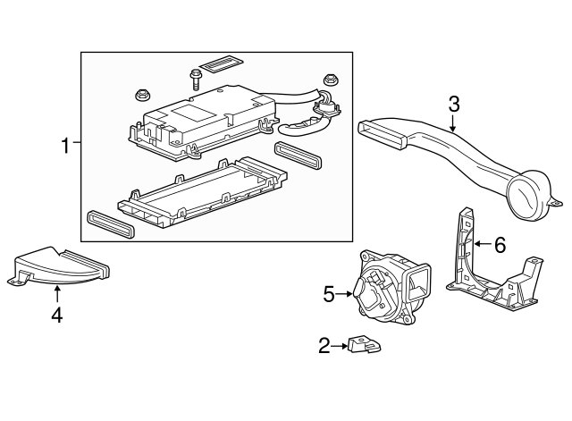 2011-2019 GM Drive Motor Control Cooling Fan 13521273 | GMPartsDirect.com