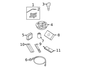 2020-2023 Land Rover Range Rover Evoque Utility Tray LR159328 ...