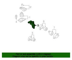 21670-26005 - Support Bracket - 1996-2011 Hyundai Accent | OEM Parts Quick