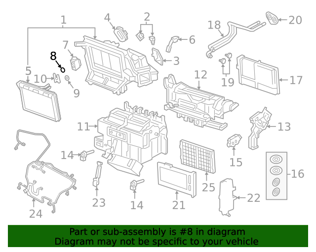 4D0-260-749-B - Expansion Valve O-Ring 2015-2023 Audi | Audi OEM Parts