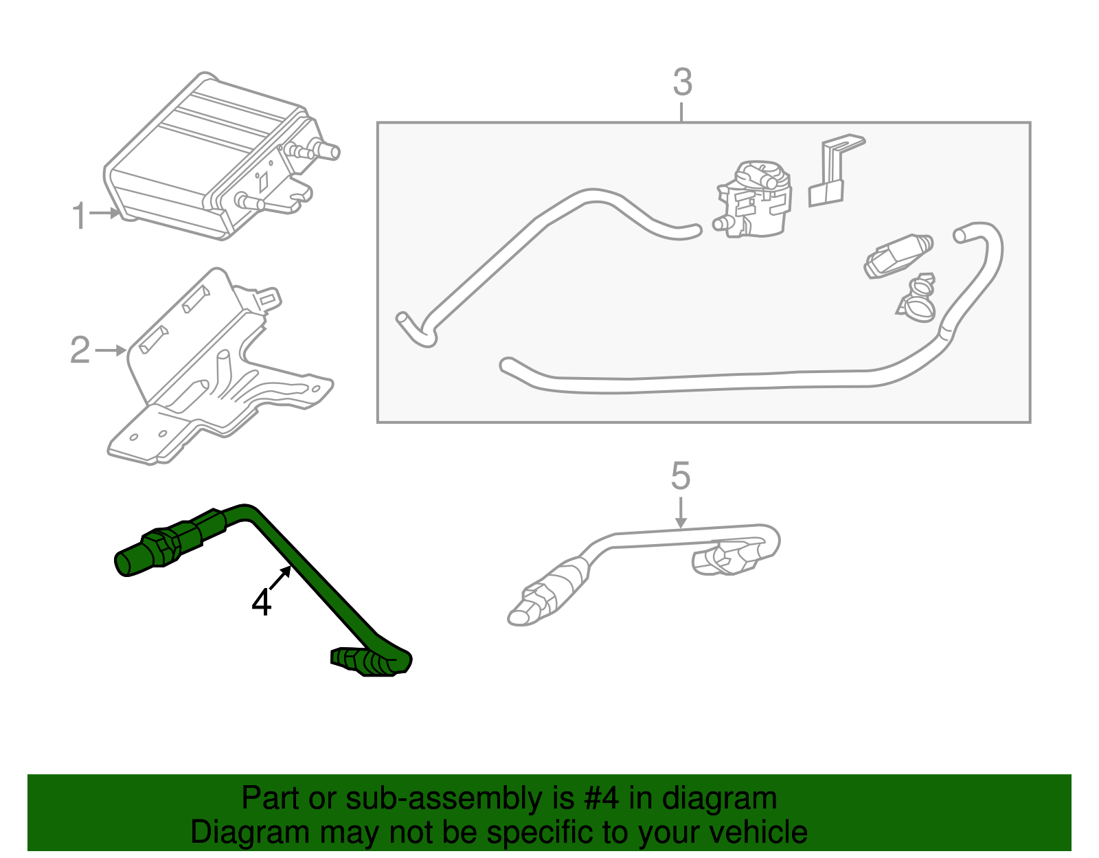 12666673 - 2015-2020 GM - Heated Oxygen Sensor | My GM Part