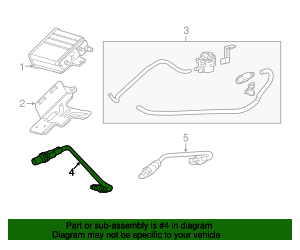 2015-2020 GM Heated Oxygen Sensor 12666673 GM | GMPartsDirect.com
