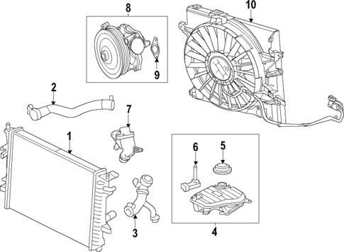 Radiator & Components for 2013 Jaguar XF | Jaguar Cary Parts