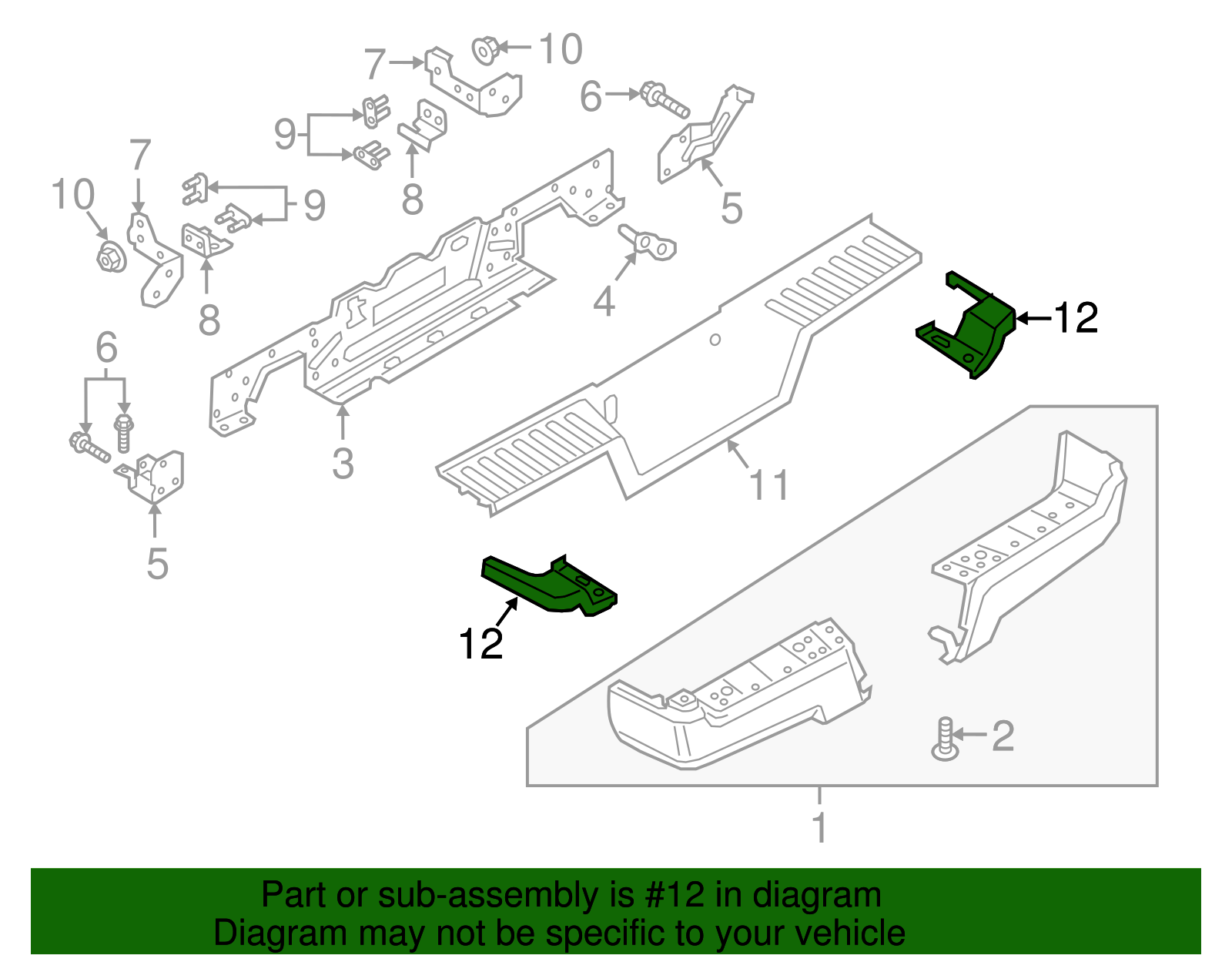 HC3Z-17B807-BD - End Cap 2017-2022 Ford | Big 3 Auto Parts