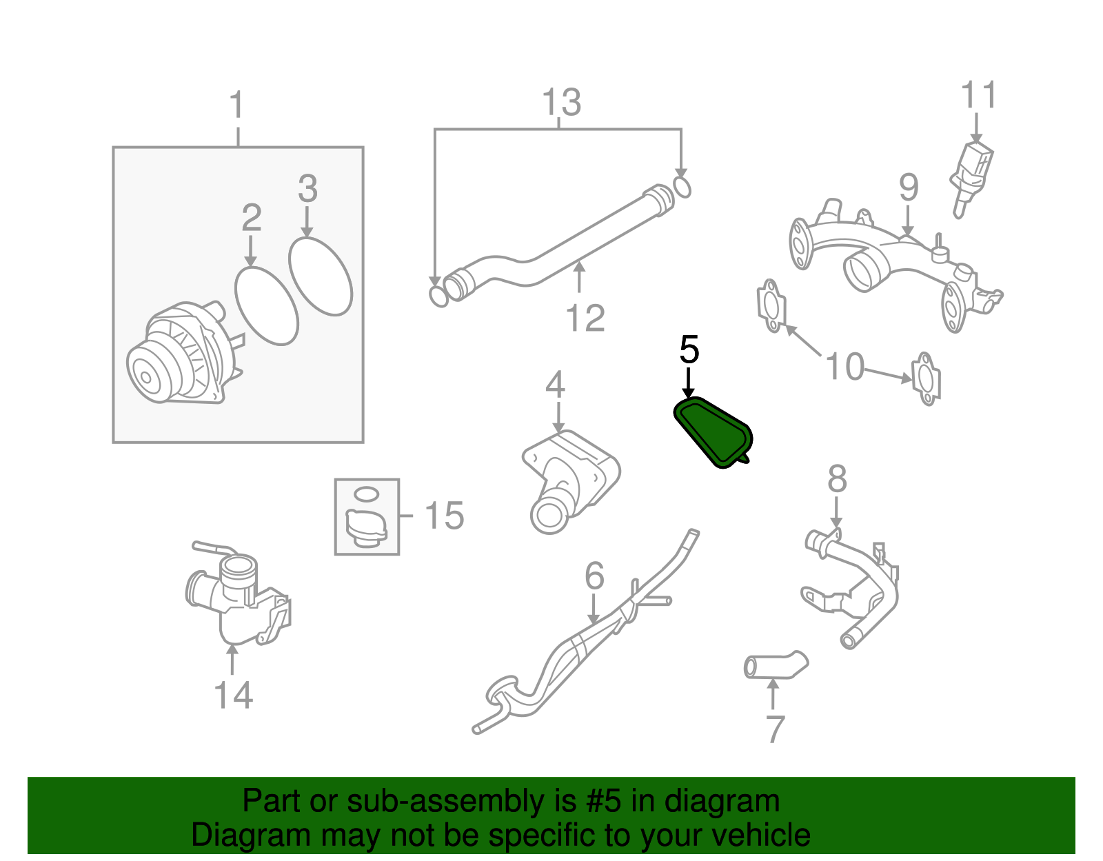13050-31U00 - Thermostat Gasket 2000-2019 Infiniti | INFINITI Parts ...