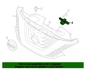 2014-2024 Nissan Camera 284F1-4BA1A | Nissan Parts Plus