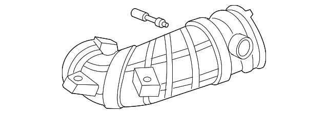 17228-PRB-A01 - Engine Air Intake Hose 2002-2005 Honda Civic | Honda ...