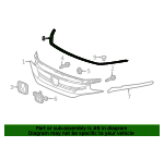 OEM 2017-2021 Honda Civic Upper Seal 74146-TEA-T00 | Honda Automotive Parts