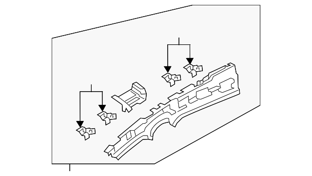 BDTS-71-050 - Rail Assembly - 2019 2020 Mazda 3 | Werner Mazda Parts