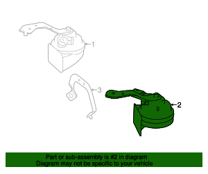 221-542-00-20 - Horn 2010-2020 Mercedes-Benz | AutoNationParts.com