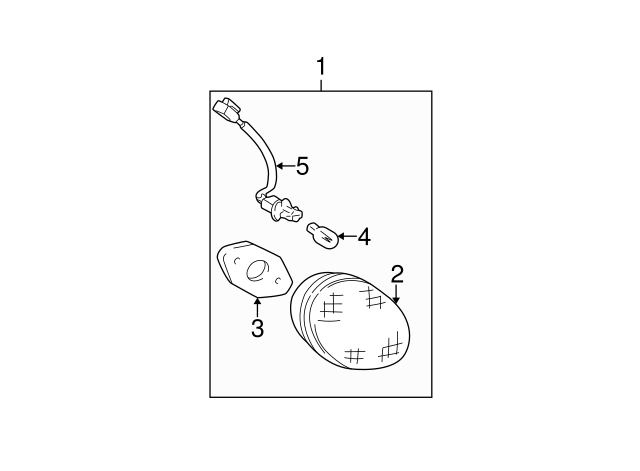81581-30120 - Tail Light Housing 1998-2005 Lexus | AutoNationParts.com