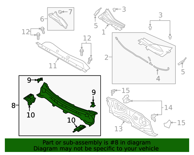 2019-2023 Mazda 3 Upper Dash Panel BDTS-53-500B | RealMazdaParts.com