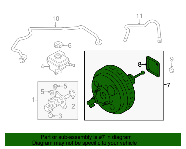2011-2018 Porsche Cayenne Power Brake Booster 958-355-923-02 | Gaudin ...