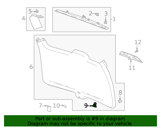2021-2022 GM Liftgate Close Switch 84248379 | GMPartsDirect.com