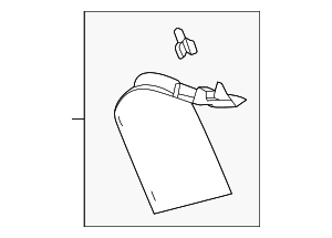 2021-2022 GM Fawn Passenger Side Liftgate Upper Side Trim Finish Panel ...