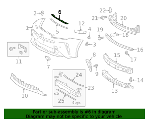 53395-47060 - Seal To Hood 2019-2022 Toyota | Ourisman Toyota Parts