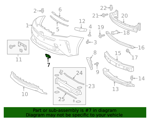52127-47911 - Tow Eye Cap - 2019-2022 Toyota | OEM Genuine Toyota Parts