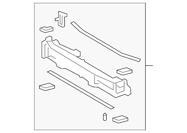 53019-12010 - Shutter Assembly 2019-2022 Toyota | Ed Martin Toyota Parts