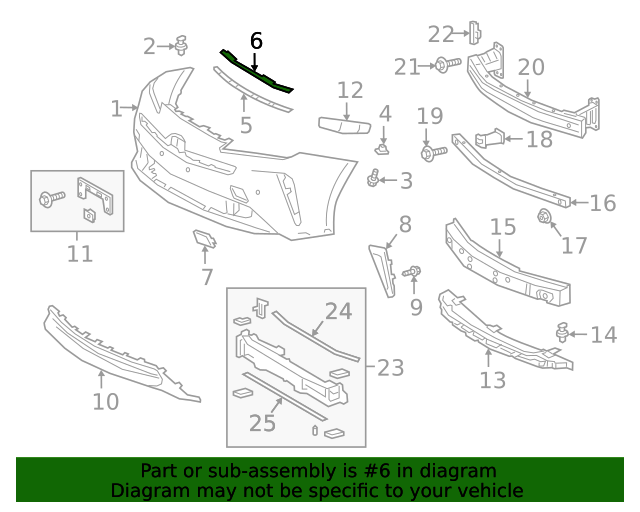 53395-47060 - Seal To Hood 2019-2022 Toyota | Ourisman Toyota Parts
