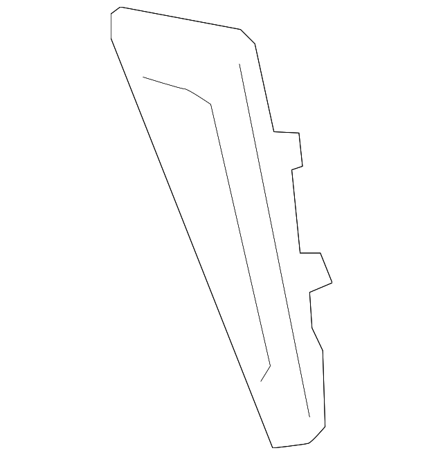 2019-2022 Toyota Molding Front Bumper - PASSENGER SIDE 52712-47040 ...