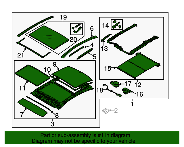 2015-2019 Hyundai Sonata Panoramic Assembly 81600-C1010-PPB | OEM Parts ...