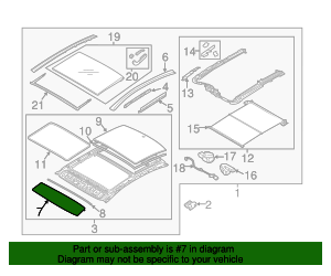 2015-2019 Hyundai Sonata Front Glass 81620-C1000 | OEM Parts Online