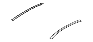 81676-C1000 - Side Molding - 2015-2019 Hyundai Sonata | World OEM Parts ...