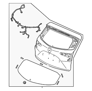 2019-2020 Acura RDX Tailgate Comp (DOT) 68100-TJB-A11SP | OEM Parts Online
