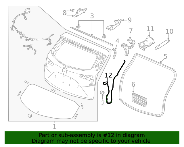 2019-2024 Acura RDX Pinch Sensor 74934-TJB-A01 | OEM Parts Online