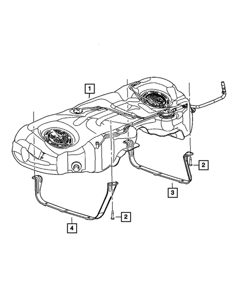 Fuel Tank for 2010 Dodge Challenger | DodgeParts.com