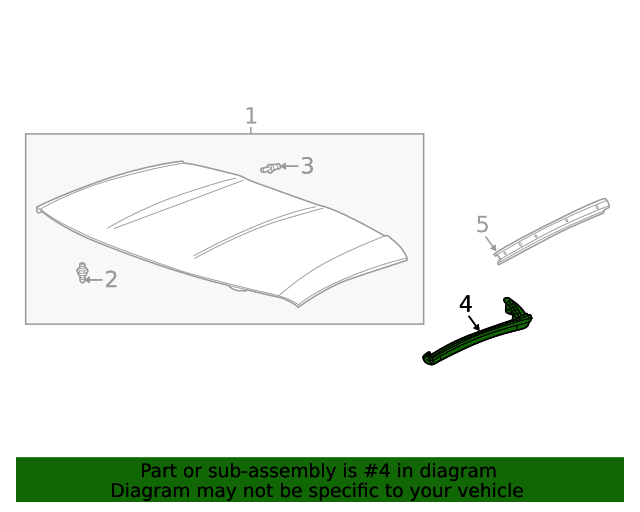 F (S)Weatherstrip 86583805 GM | GMPartsDirect.com
