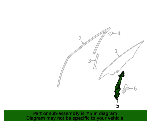 80720-9HE0A - Window Regulator 2021-2024 Nissan Altima ...