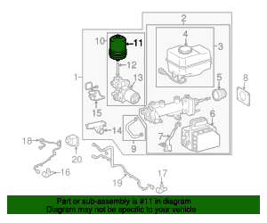 47950-60030 - Accumulator - 2008-2021 Toyota Land Cruiser | OEM Genuine ...