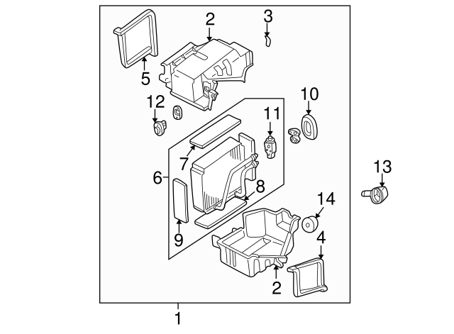 27761-70T03 - HVAC Blower Motor Control Module 1995-2004 Nissan ...