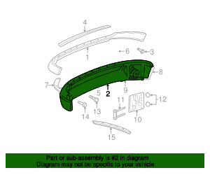 2002-2009 Dodge Bumper 55077946AB | TascaParts.com