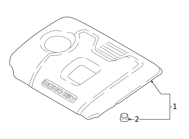 2017-2021 Hyundai Engine Cover 29240-2E060 | OEM Parts Online