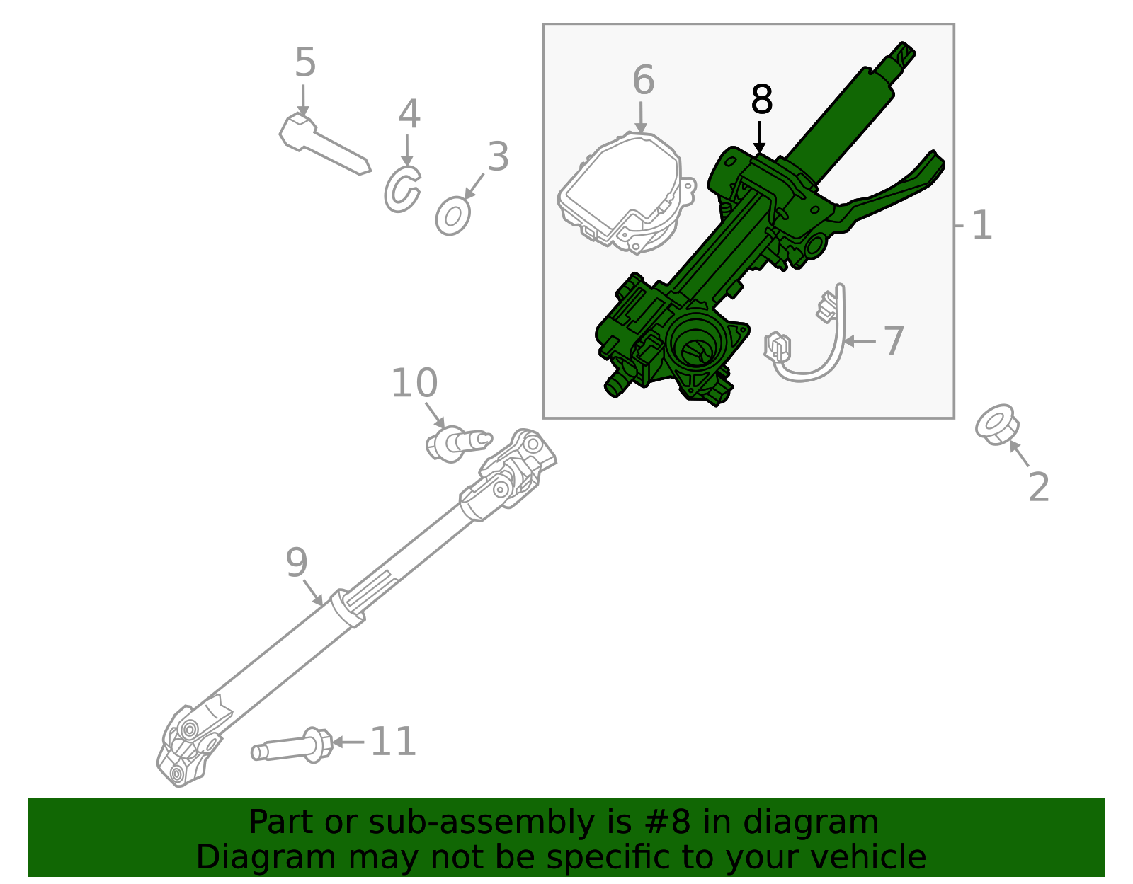 56390-R5AD0 - Steering Column 2024-2025 Kia Sorento | Kia.Parts Store