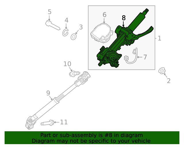 56390-P2000 - Steering Column 2021-2023 Kia Sorento | Kia.Parts Store