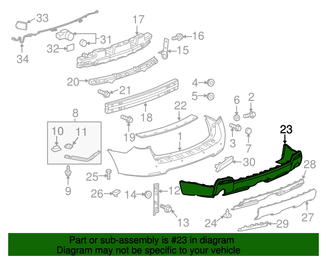 25798802 Fascia - New OEM Part From GM Parts Direct | GM Parts Store