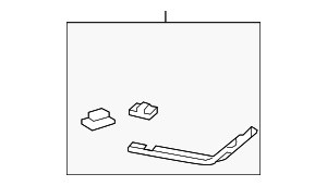 2010-2017 GMC Terrain Passenger Side Rear Bumper Fascia Side Bracket ...