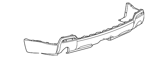 2010-2015 GMC Terrain Rear Lower Bumper Cover 25798802 GM ...
