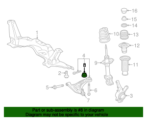90171-12007 - Lower Ball Joint Castle Nut 1991-2018 Toyota | Longo ...